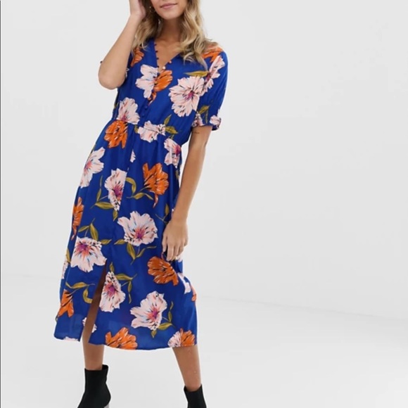 ASOS | Dresses | Asos Floral Midi Dress | Poshmark
